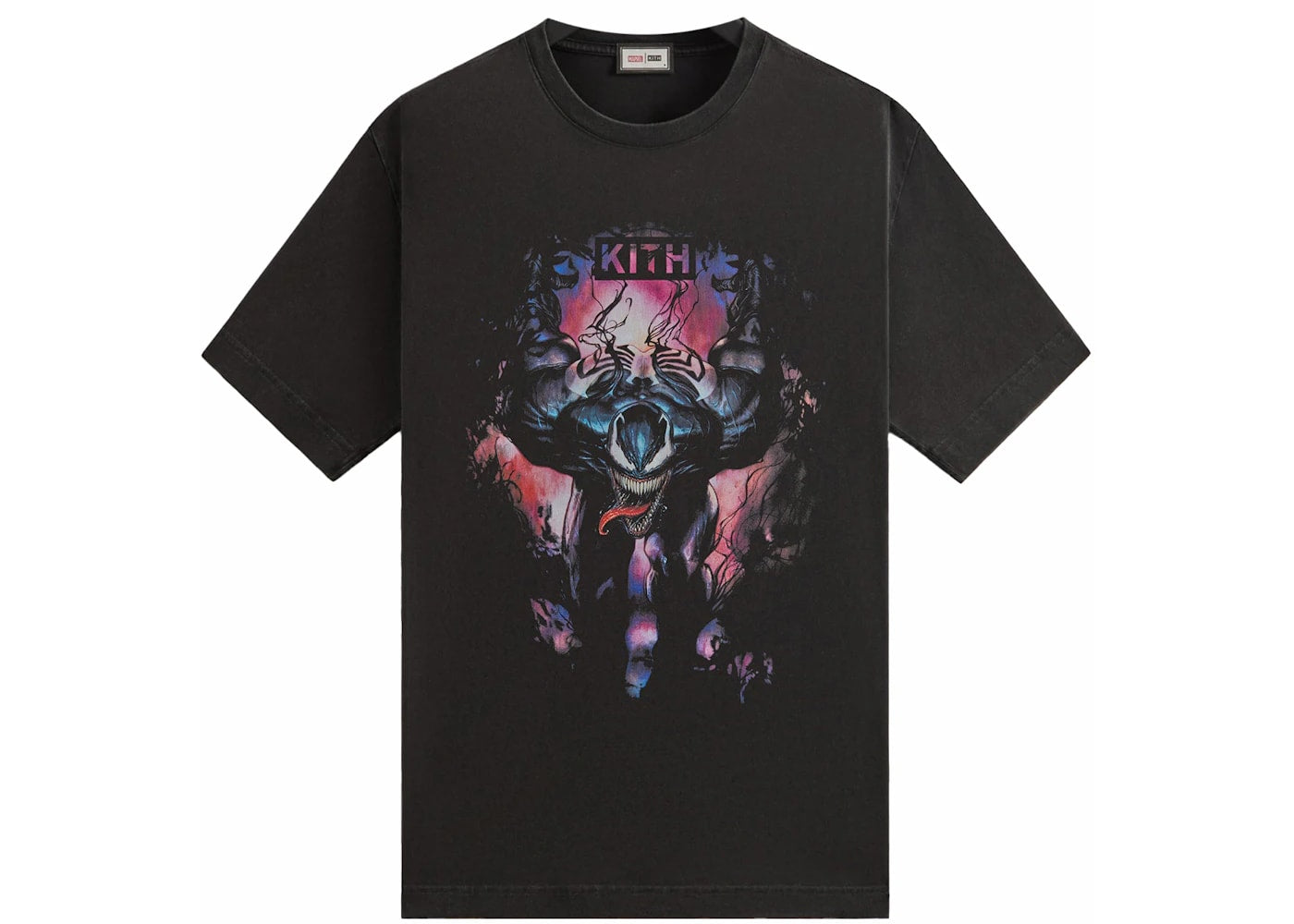 Kith x Marvel Symbiote Vintage Tee Black – SOLEPLIER